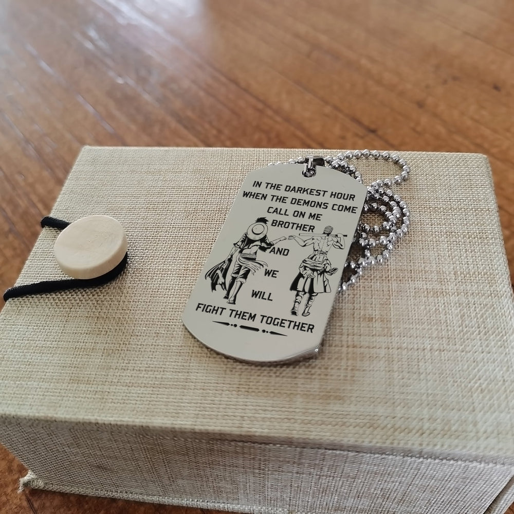 ONE PIECE ENGRAVE DOG TAG