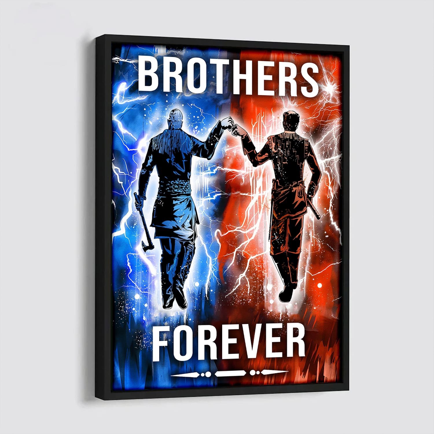 VK063 - Brothers Forever - Ragnar Lothbrok - Floki - Vertical Poster ...
